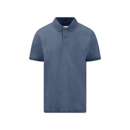 Poloshirt Fynch-Hatton, Herren, Gr. 4XL, horizon, Web, Obermaterial: 100% Baumwolle, unifarben, regular fit normal, ohne Ausschnitt, Shirts, regular fit Passform, 2-Knopf-Kragen, aus reiner Baumwolle