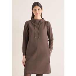 Midikleid Cecil, Damen, Gr. L (42), US-Gr&ouml;&szlig;en, urban taupe, Kleider Midikleid, mit Stehkragen