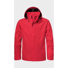 Sch&ouml;ffel SCH&Ouml;FFEL Herren Outdoorjacke "Jacket Gmund M"2605, rot, Gr. 46, Oberstoff: Aussenseite: 100% Polyester; (Membran: Polyurethan); Futter Rumpf oben: