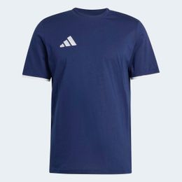 Trainingsshirt adidas Performance "ENT26 TEE", Herren, Gr. XXL, team navy blau 2, wei&szlig;, Obermaterial: 100% Baumwolle, Rundhals, Shirts, f&uuml;r Fu&szlig;ball und Freizeit, sportlicher Stil, Single Jersey Material