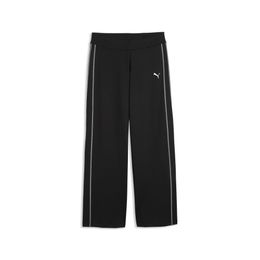 Sporthose Puma "T7 Street Glam Hose Damen", Damen, Gr. L, Normalgr&ouml;&szlig;en, schwarz, Obermaterial: 11% Elasthan, 89% Polyester, unifarben, eng, Hosen Sporthose