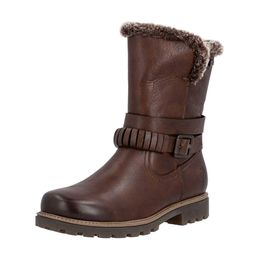 Stiefel Remonte "Remonte Stiefel Leder/Textil", Damen, Gr. 40, chestnut, Leder, Textil, Schuhe Stiefel