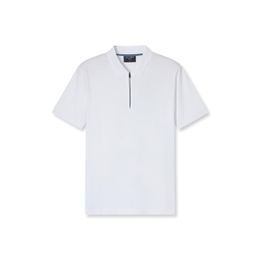 Poloshirt OLYMP "OLYMP Casual Wirk", Herren, Gr. L, wei&szlig;, 100% Baumwolle, Shirts
