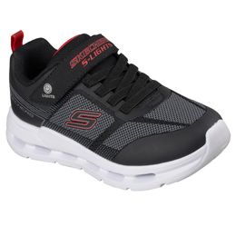 Sneaker Skechers "GLIDE-STEP LIGHTS", Damen, Gr. 35, schwarz, Schuhe Sneaker, Freizeitschuh mit Glide-Step, Gr&ouml;&szlig;enschablone zum Download