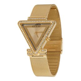 Guess Analog Watch female Gold size One Size