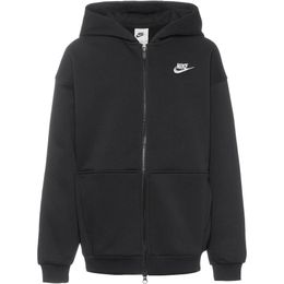 Nike Sportswear Zip-Up Hoodie 'NSW CLUB FLEECE' girl Black size 140/146