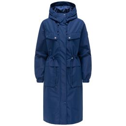 Navahoo Between-Seasons Coat 'Kirschwind 14' female Blue size XXXL