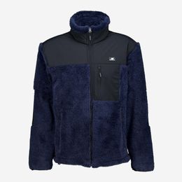 New Balance Dunkelblaue Jacke aus Pl&uuml;sch