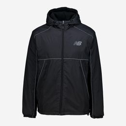 New Balance Dunkelgraue Jacke mit Kapuze