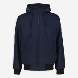 Michael Kors Dunkelblaue Jacke mit Fleece-Futter