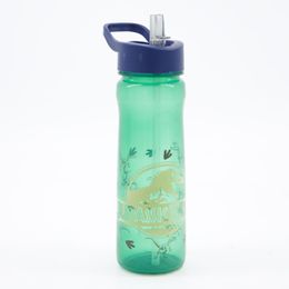 Jurassic World Dunkelblau-gr&uuml;ne Wasserflasche 600ml