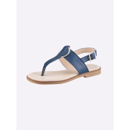 Heine Witt Damen Sandale, blau, Gr&ouml;&szlig;e 36