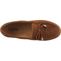 Heine Witt Damen Slipper, cognac, Gr&ouml;&szlig;e 38