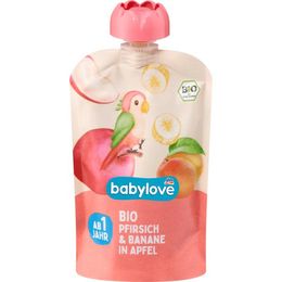 Quetschie Pfirsich & Banane in Apfel ab 1 Jahr babylove