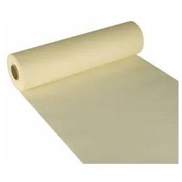 Papstar Starpak Tischl&auml;ufer, stoff&auml;hnlich, Vlies "soft selection" 24 m x 40 cm creme 4 St&uuml;ck