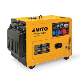 Vito Diesel-Stromerzeuger 'Pro Power VIGD8ST' 6 kW 4-Takt-Motor 8 kVA 400 V