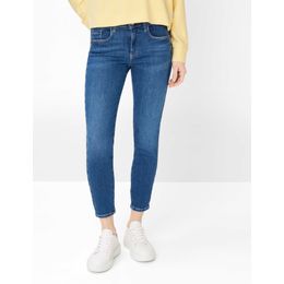 Brax Damen Five-Pocket-Hose Style ANA S USED REGULAR BLUE, denim blau, Gr. 36