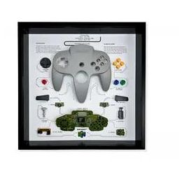 GRC Retro Art Nintendo N64 Controller Display - Grau