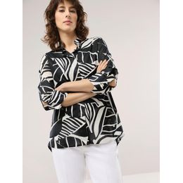 Walbusch Tunika-Bluse mit Stehkragen