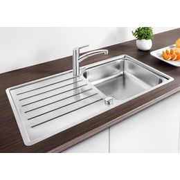 K&uuml;chensp&uuml;le Blanco "LANTOS XL 6 S-IF", edelstahl b&uuml;rstfinish, B:100cm, Edelstahl, K&uuml;chensp&uuml;len