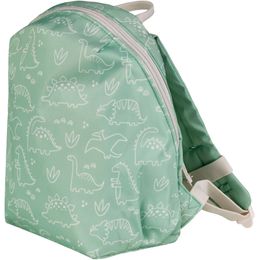 Kinderrucksack Sterntaler "Dino Rexi", Kinder, Gr. B/H/T: 21cm x 25cm x 10cm, steingr&uuml;n, Polyester, Rucks&auml;cke