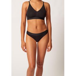 String Skiny "Smartouch", Damen, Gr. 38, schwarz, Obermaterial: 92% Viskose, 8% Elasthan, normal, Unterhosen String, bequem, weich, elastisch, ohne N&auml;hte, Viskosemix