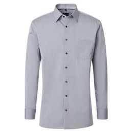 Businesshemd Venti "Venti Businesshemd uni", Herren, Gr. 41, Normalgr&ouml;&szlig;en, grau, 100% Baumwolle, unifarben, comfort fit, Hemden
