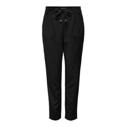 Only Damen Jogger Pants "ONLJAZ PULL-UP PANT TLR ZLO"schwarz, Gr. M, unifarben, Milano Rib, Obermaterial: 100% Polyester, Hosen, mit Kordelzug