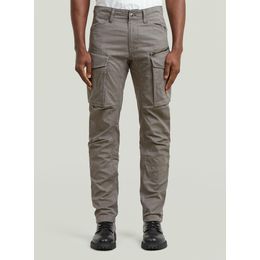 G-Star Raw Cargohose G-STAR "Rovic Zip 3D Regular Tapered Hose", Herren, Gr. 31, L&auml;nge 34, turf, elephant skin, Obermaterial: 100% Baumwolle, Hosen Cargohose