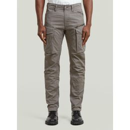 G-Star Raw Cargohose G-STAR "Rovic Zip 3D Regular Tapered Hose", Herren, Gr. 31, L&auml;nge 36, turf, elephant skin, Obermaterial: 100% Baumwolle, Hosen Cargohose