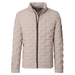 Steppjacke Casamoda "Casamoda Steppjacke uni", Herren, Gr. XXL, beige, 100% Polyester, Jacken Steppjacke