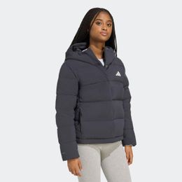 Daunenjacke adidas Sportswear "W HELIONIC HD J", Damen, Gr. XXL, schwarz, Obermaterial: 100% Polyester. Wattierung: 80% Entendaune, 20% Federn, Jacken Daunenjacke, Winterjacke Damen
