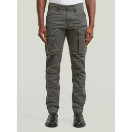 G-Star Raw Cargohose G-STAR "Rovic Zip 3D Regular Tapered Hose", Damen, Gr. 29, L&auml;nge 30, asfalt, elephant skin, Obermaterial: 100% Baumwolle, Hosen Cargohose