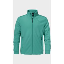 Sch&ouml;ffel Fleecejacke SCH&Ouml;FFEL "Fleece Jk Style Uriezzo MNS", Herren, Gr. 52, 6405, gr&uuml;n, Oberstoff: 100% Polyester, regular fit, hoch geschlossener Ausschnitt, Jacken Fleecejacke