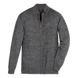 Kaschmir-Sweatjacke, 50 - Schwarz/Wei&szlig;, aus Kaschmir