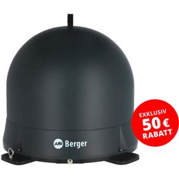 Berger Move 2.0 Mobile Satelliten-Antenne grau - Camping-Sat-Anlagen