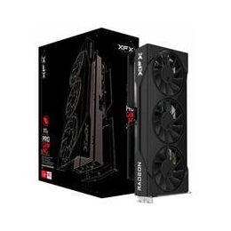 Xfx Radeon RX 9060 XT Swift OC Triple Fan, Grafikkarte schwarz, RDNA4, GDDR6, 2x DisplayPort, 1x HDMI 2.1