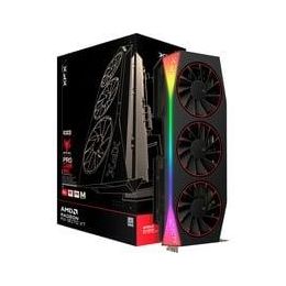 Xfx Radeon RX 9070 XT OC Mercury RGB Magnetic Air, Grafikkarte schwarz, RDNA4, GDDR6, 3x DisplayPort, 1x HDMI 2.1