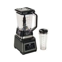 Ninja 2-in-1 Standmixer mit Auto-iQ BN750EU schwarz/silber, 1.200 Watt, 2,1 Liter & 0,7 Liter