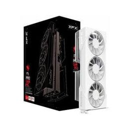 Xfx Radeon RX 9060 XT Swift OC Triple Fan, Grafikkarte wei&szlig;, RDNA4, GDDR6, 2x DisplayPort, 1x HDMI 2.1