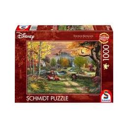 Schmidt Spiele Thomas Kinkade Studios: Disney - The Fox and the Hound, Puzzle 1000 Teile