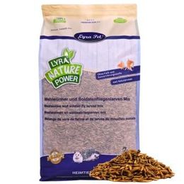 LYRA PET Mehlw&uuml;rmer-/Soldatenfliegenlarven-Mix 5 kg