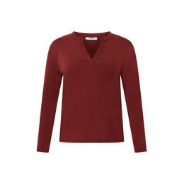 ABOUT YOU Curvy Shirt 'Felice' Damen Gr&ouml;&szlig;e XXXL dunkelrot