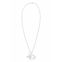 Elli Kette Damen Gr&ouml;&szlig;e 45 silber / transparent