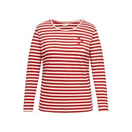 Only Carmakoma Shirt 'CARBODIL' female size XL Red / White