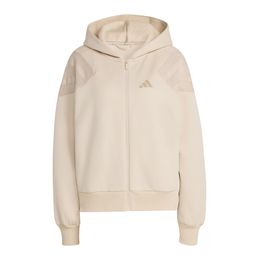 adidas Sportswear Sportsweatjacke 'FUTURE ICONS' Damen Gr&ouml;&szlig;e L hellbeige / dunkelbeige