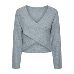 Pieces Pullover 'PCNANU' Damen Gr&ouml;&szlig;e XXL graumeliert
