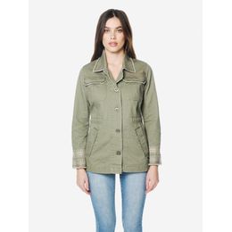 Koroshi Jacke Damen Gr&ouml;&szlig;e L khaki Sommerjacke