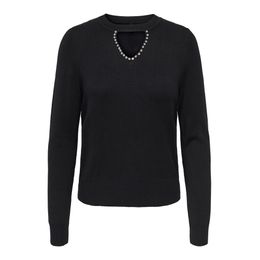 Only Pullover 'ONLVENICE' Damen Gr&ouml;&szlig;e S schwarz / silber