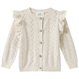 Topomini Baby Strickjacke mit R&uuml;schen